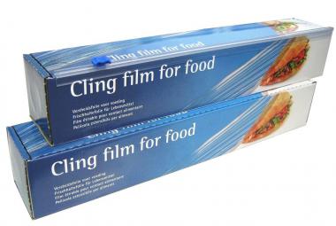 Partikas plēve 29 cm x 300m 8my PVC kārbā 6 ruļļi/kastē - DDM Solutions